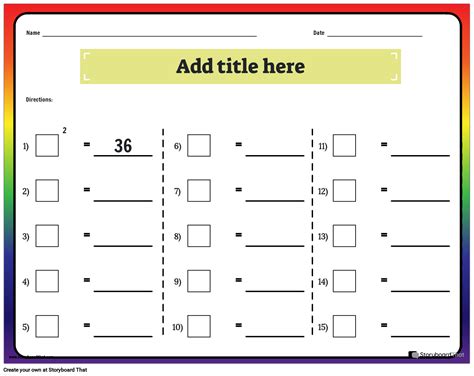 Evaluating Exponent With Unknown Bases Worksheet