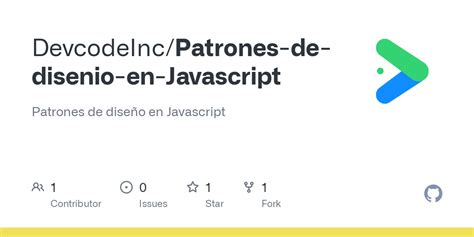 Github Devcodeinc Patrones De Disenio En Javascript Patrones De Dise O En Javascript