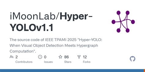 Github Imoonlabhyper Yolov11 The Source Code Of Ieee Tpami 2025 Hyper Yolo When Visual