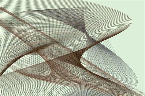 Geometric Conceptual Background Line And Curve Pattern For Design Details Repeat Abstract