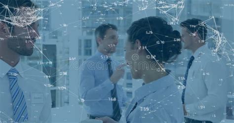 Processing Data And Connecting Network Animation Over Diverse Business