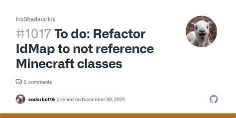 to do refactor idmap to not reference minecraft classes · issue 1017