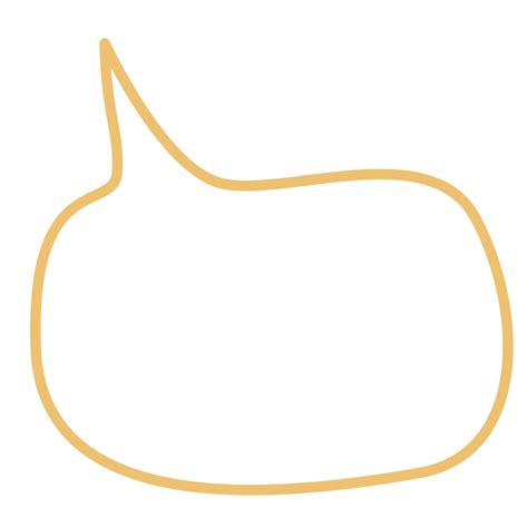 Blank Speech Bubble Dialog Outline Comic Style Chat Dialog Simple Dialog Shape Comic Comment