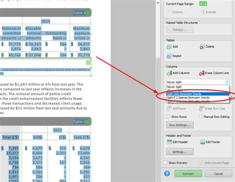 PDF To Excel Conversion Fixing Misplaced Column Content