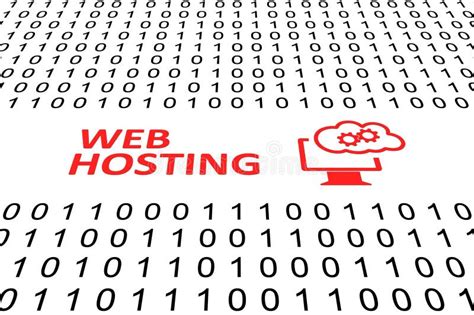 Web Hosting Concept Binary Code 3d Stock Illustration Illustration Of Concept Host 297778352