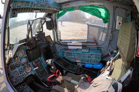 Kamov Ka 50 Black Shark Attack Helicopter Cockpit Helicopters