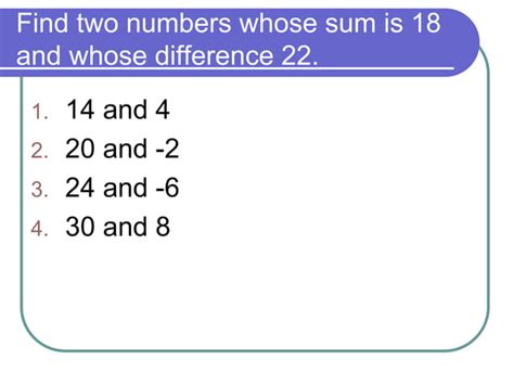G Two Variable Equations Using Elimination Pptx
