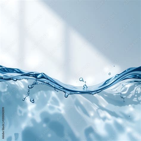 Water Texture Overlay Effect For Photo And Mockup Organic Drop Shadow Caustic Effect With Wave