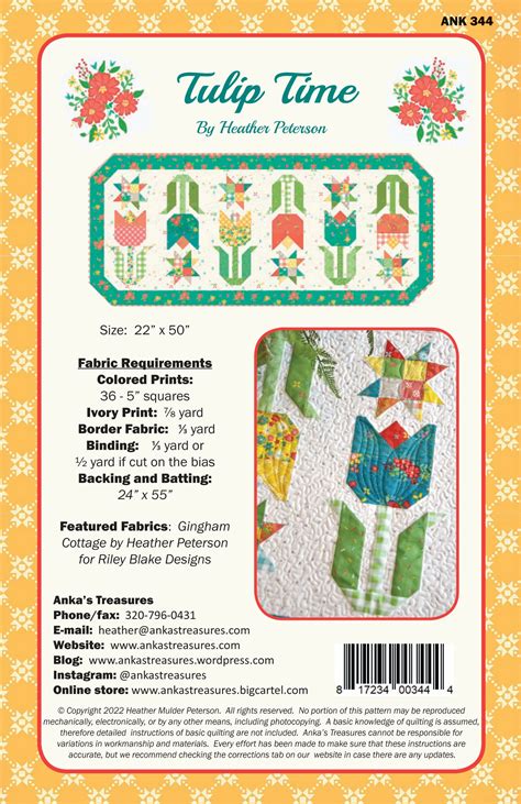 Tulip Time Quilt Pattern Tulip Time Seeks Entries For Annual Quilt
