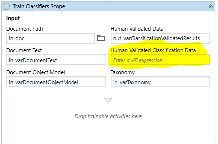 Train Classifer Scope Extra Parameter Document Understanding UiPath Community Forum