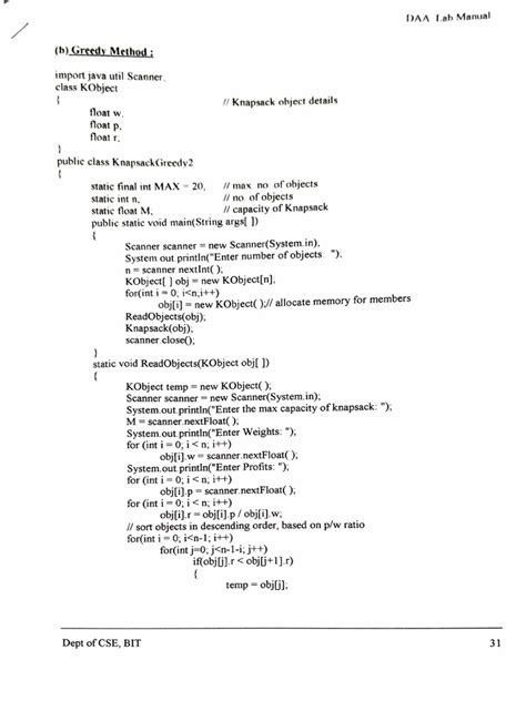 Knapsack Algorithm Java Implementation Pdf Algorithms Discrete