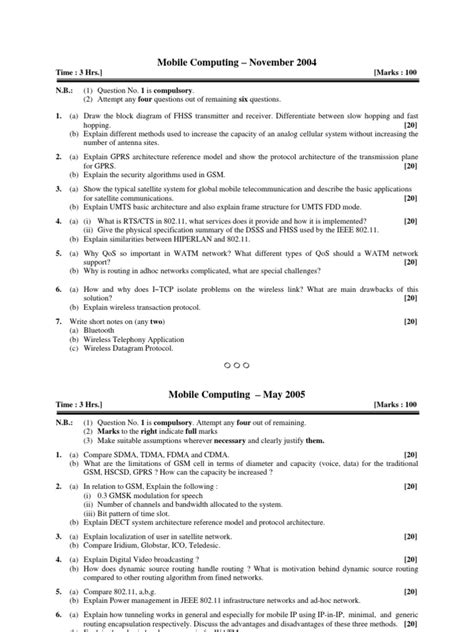 mobile computing pdf internet protocols computer network