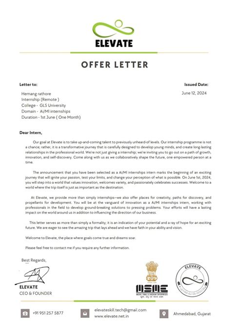 Hemang Rathore On Linkedin Newbeginnings Internship Elevate