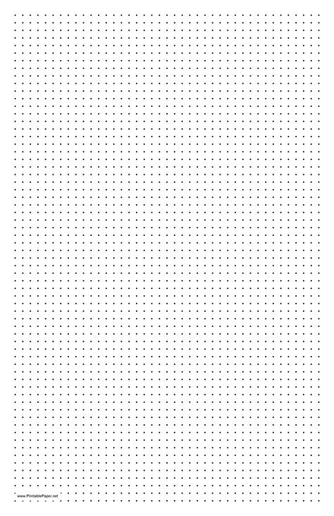 Dot Portrait Ledger Paper Printable Graph Paper