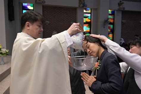 세례성사 2023 4 9 행사 사진 우이성당