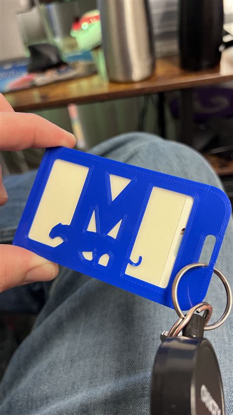 Scan Card And Id Badge Holder By Bill Richards Download Free Stl