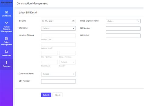 Construction Management Tecvesten