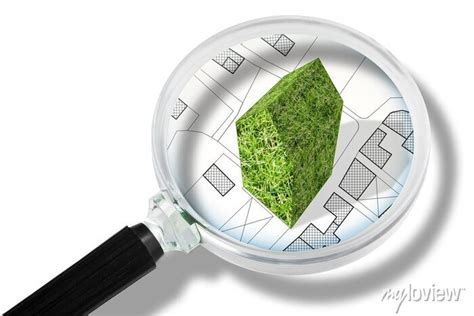 Imaginary City Map With A Green Building The Architecture Of