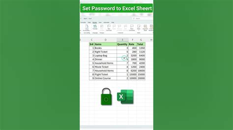 Protect Your Excel Secrets With A Password Youtube