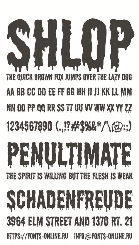 Shlop Font