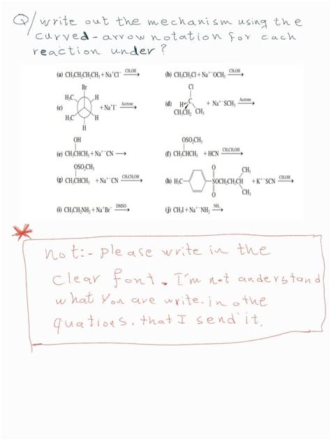 Solved Q Write Out The Mechanism Using The Curved Arrow Chegg
