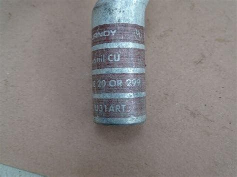 Burndy Products Compression Lug Terminal Brown Die 20 Or 299 U34rt U31art Joseph Fazzio