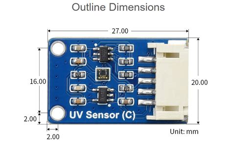 Waveshare Digital Ltr390 Uv Ultraviolet Sensor C Ultraviolet Ray
