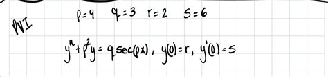Solved Use The Method Of Variation Of Parameters Include