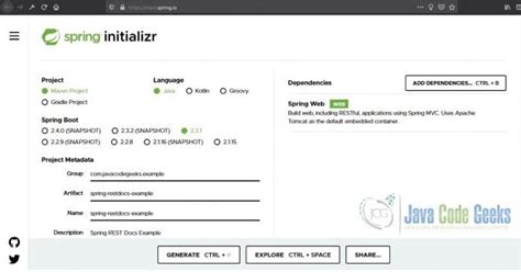 Spring REST Docs Example Java Code Geeks