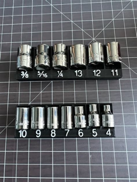 Parametric Socket Organizer Tray By Scott Braskett Download Free Stl Model