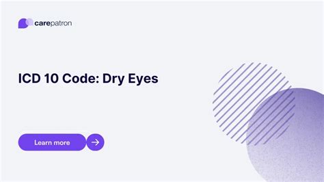 Dry Eyes Icd 10 Cm Codes