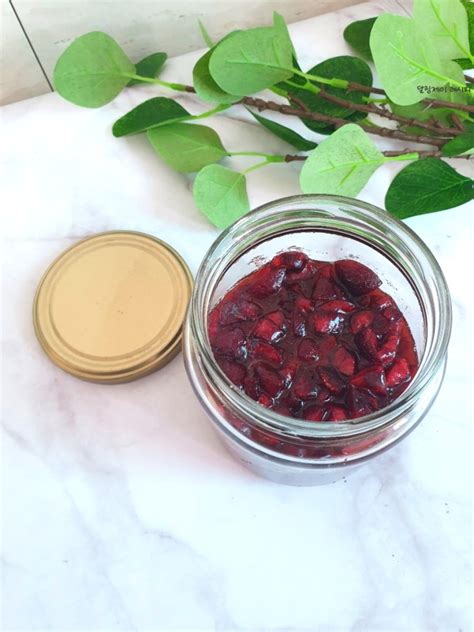 달콤한 체리청 만들기 체리콕 만드는 방법까지 여름 홈카페 메뉴