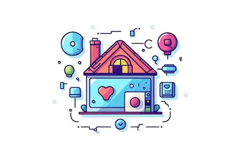 Premium AI Image Smart Home Device Sticker On White Background