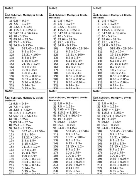 Math Add Etc Decmals Pdf Arithmetic Theory Of Computation