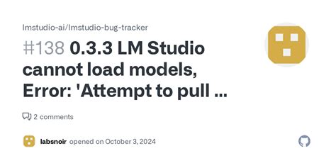 LM Studio Cannot Load Models Error Attempt To Pull A Snapshot Of System Resources