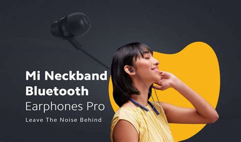 Xiaomi Mi Neckband Bluetooth Earphones Pro: нашейные наушники с ANC ...