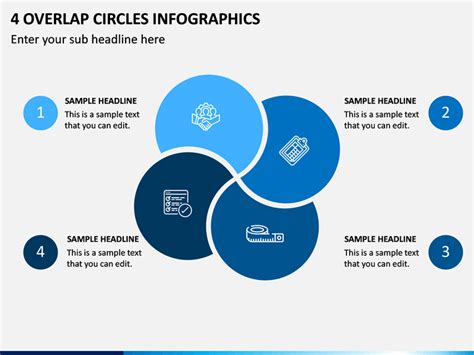 PowerPoint Overlap Circles Infographics