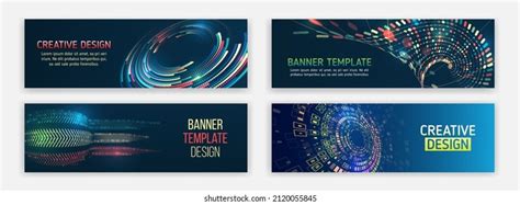 visualization data arrays databases information flow stock vector