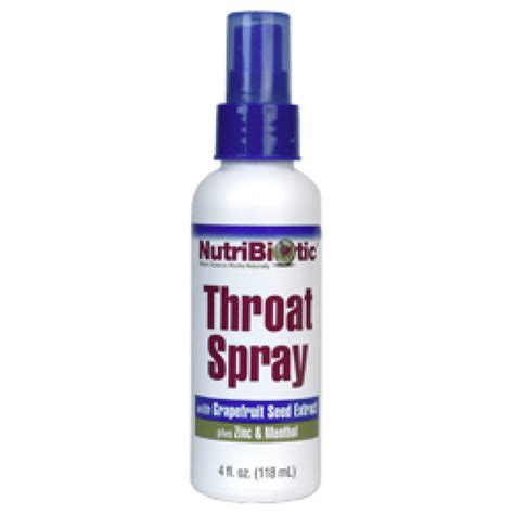 Nutribiotic Zinc Throat Spray 4 oz Spray - Healthy Planet Shopping
