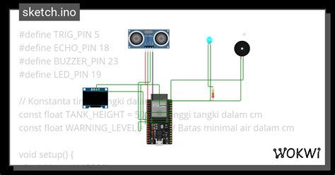 Project Jekilotketinggian Air Wokwi Esp32 Stm32 Arduino Simulator