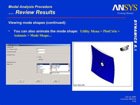 Ansys Modal Analysis PPT