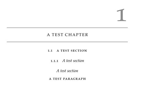 Sectioning Centered Lineheaders With Classicthesis Package Tex