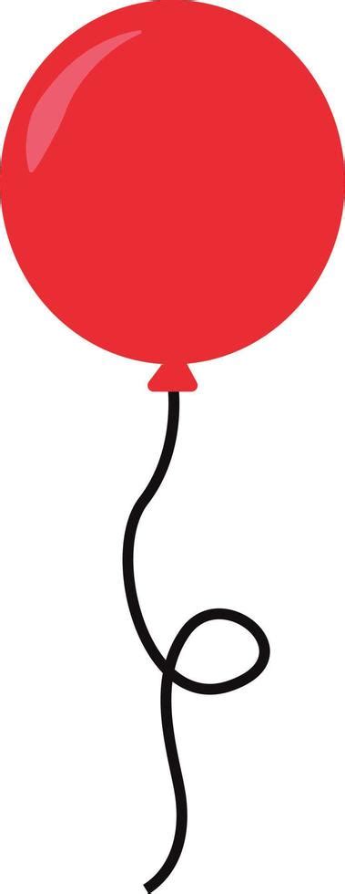 Red Balloon Illustration Vector On White Background 13481864 Vector