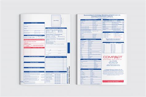 Disability Medication Chart Ndis Medication Chart Shop Compact