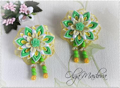 🌺 Резинки для волос 🌺 🌹 Ручная работа 🌹 🌷 Резинки для волос из ленточек ...