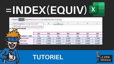 Comment Profiter Des Fonctions Excel INDEX Et EQUIV Sur PLUSIEURS PLAGES YouTube