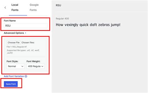 เพิ่มฟอนต์ให้กับเว็บไซต์ด้วยปลั๊กอิน Custom Fonts Wpthaiuser By Ruk Com
