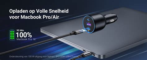 UGREEN W USB C Autolader Poorts Sigarettenaansteker UGREEN NL