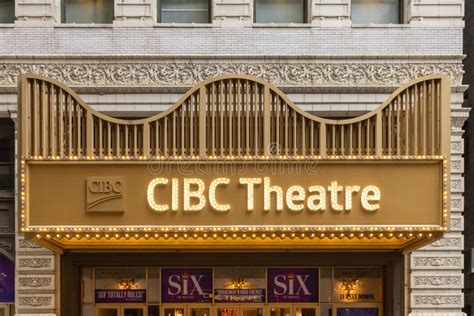 Cibc Theater In Chicago Il Editorial Photography Image Of Cityscape