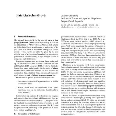 Faithfulness Of Natural Language Generation Acl Anthology